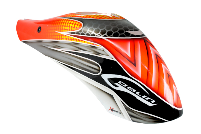 Airbrush Fiberglass Hellboy Canopy - GOBLIN 380