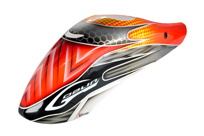 Airbrush Fiberglass Hellboy Canopy - GOBLIN 380