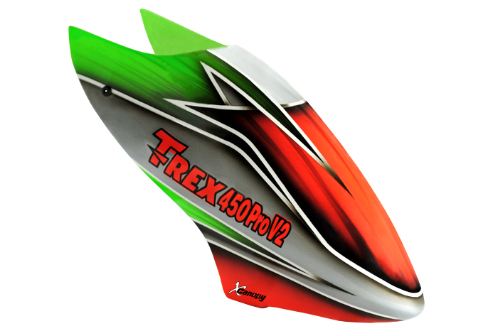 Airbrush Fiberglass Commando Canopy - TREX 450 PRO V2
